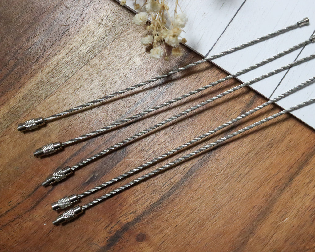 6” Beadable Cup Charm Wire – Bella’s Bead Supply